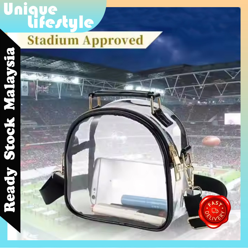 Stadium Approved Cinema Bag Clear PVC transparent transparency See ...
