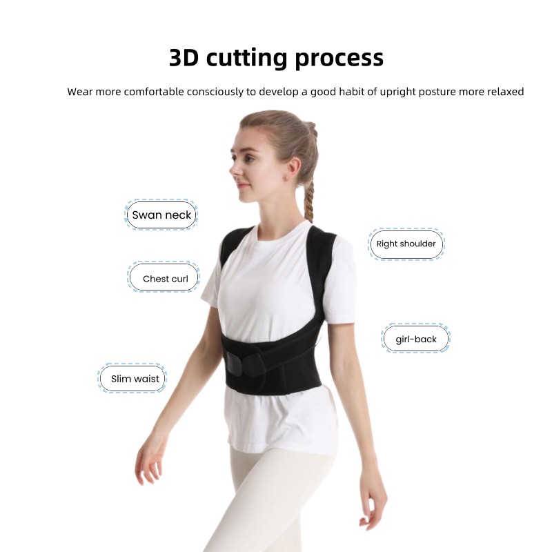 1pcs postural back support adjustable back support belt to prevent male ...