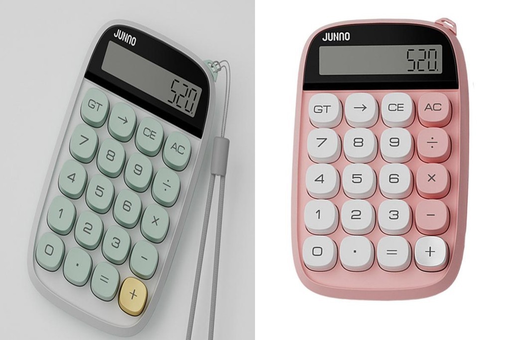 Anti-slip Bottom Calculator 10-digit Calculator Portable Battery ...