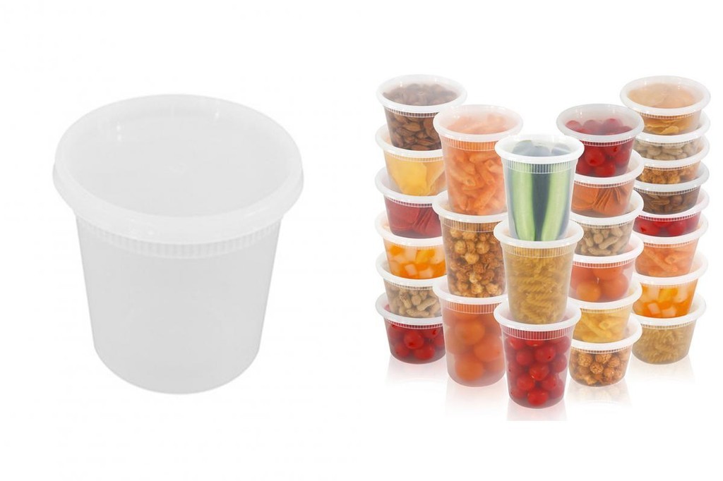 {livecity} Takeaway Food Storage Boxes Meal Prep Containers 20pcs ...