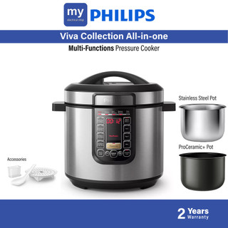 Philips Electric Pressure Cooker All in one Multi Cooker HD2237/73 ...