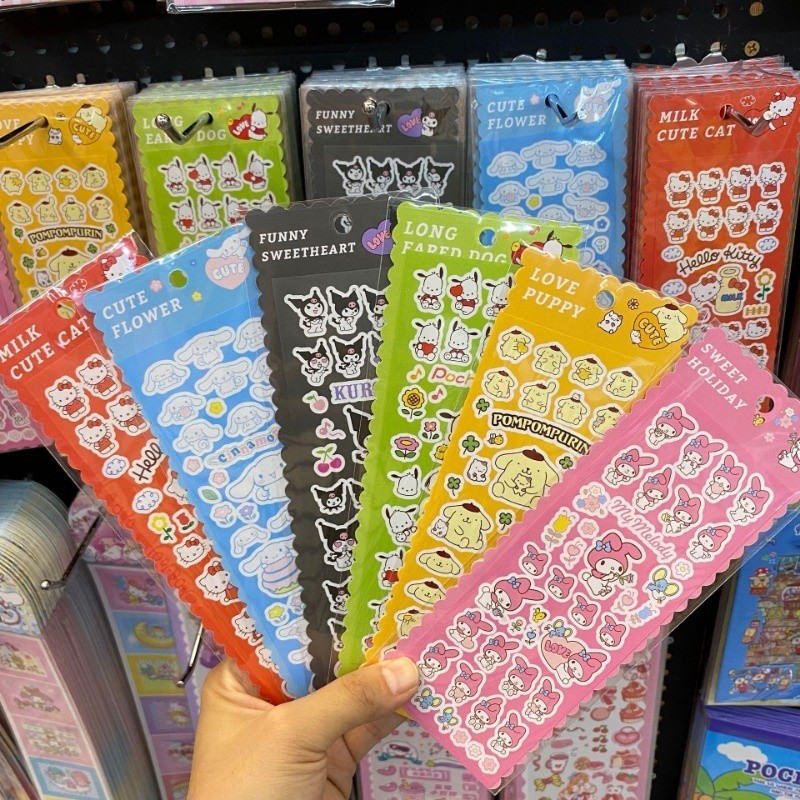 [ Featured ] Cartoon Pochacco Sticker - Self-adhesive Puppy Seal Patch ...