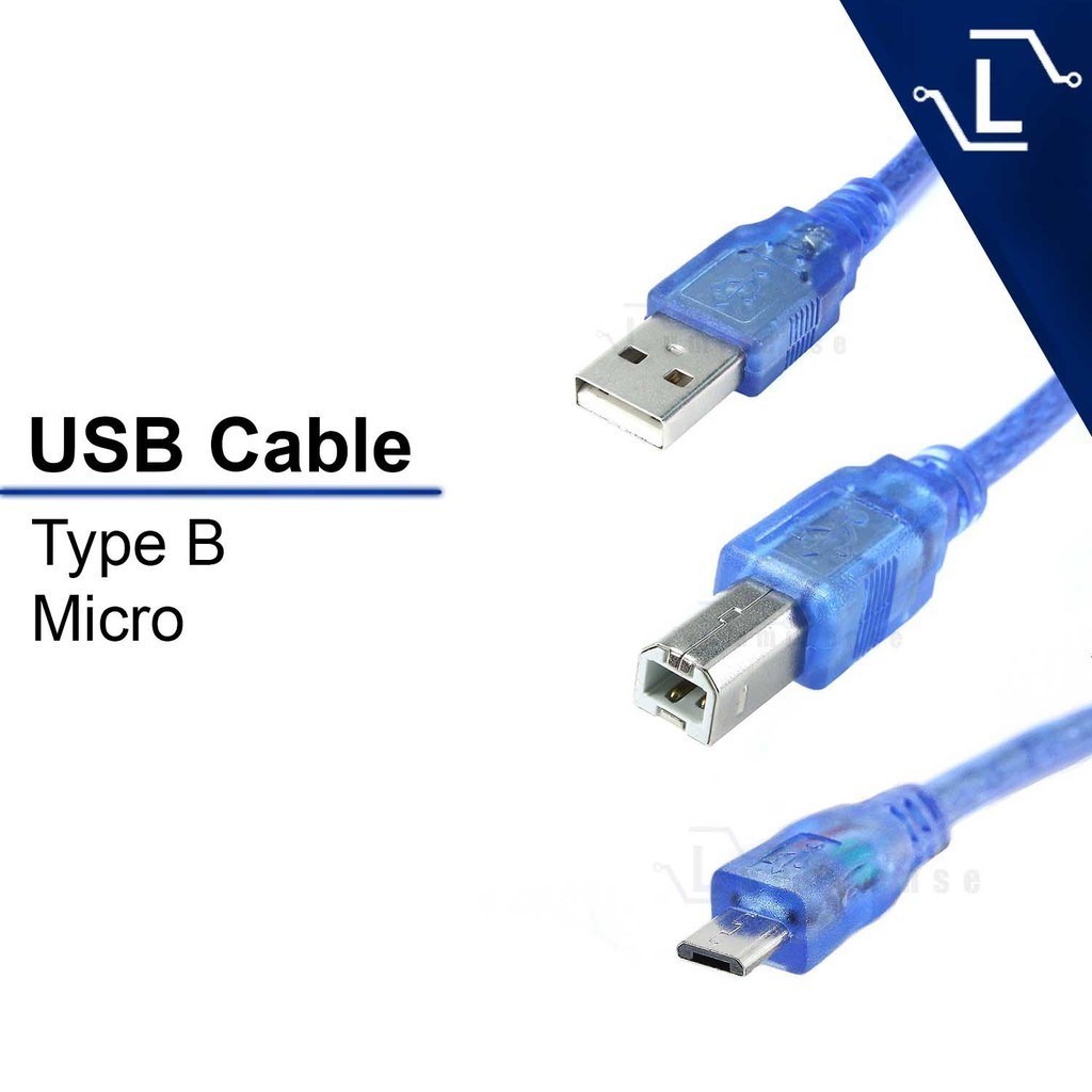 [luminense] Usb Type B Usb Micro Arduino Usb Cable Printer Cable Arduino Uno Mega Usb Cable