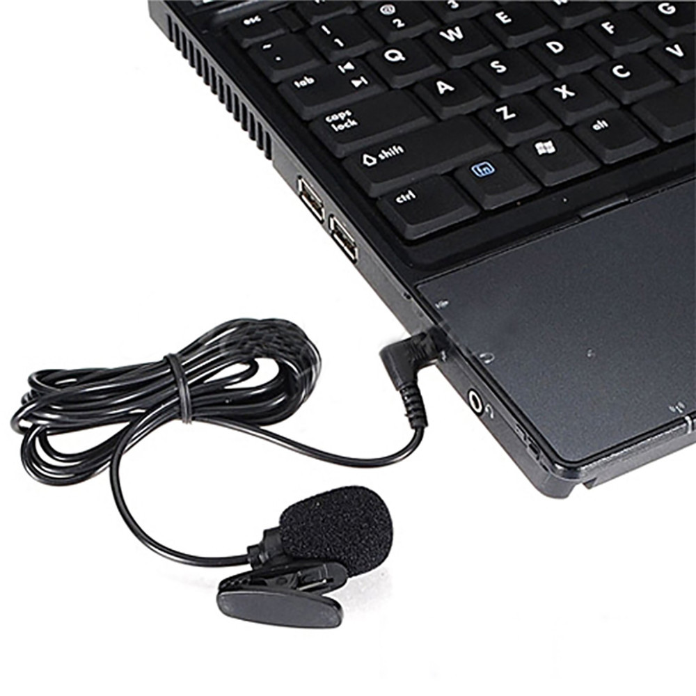 3.5mm Mini Mic Universal Portable Microphone Hands Free Clip on ...