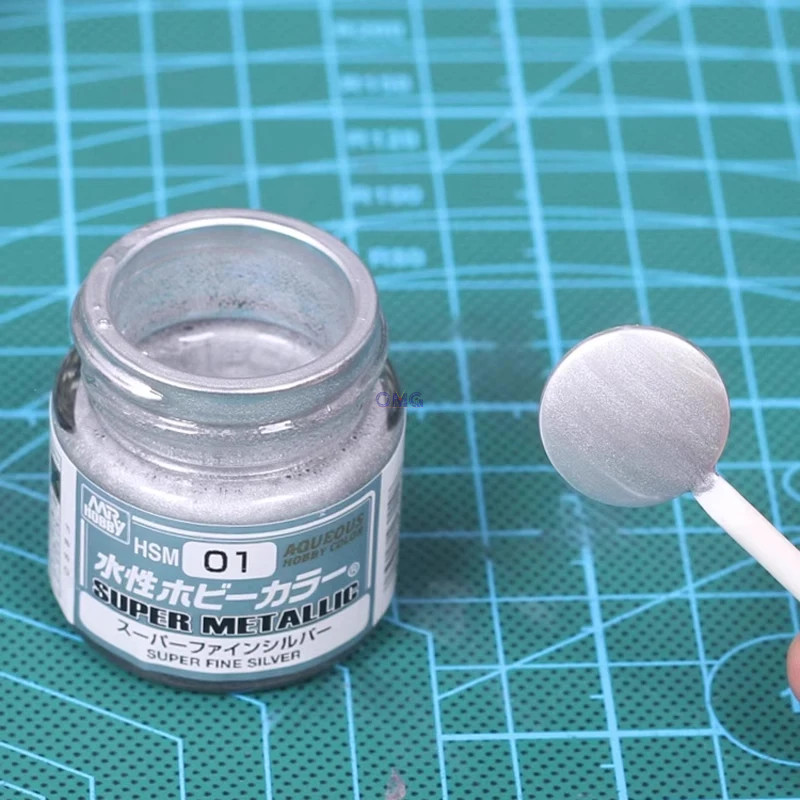 Mr Hobby Aqueous Hobby Color Super Metallic Super Fine Silver HSM01 ...