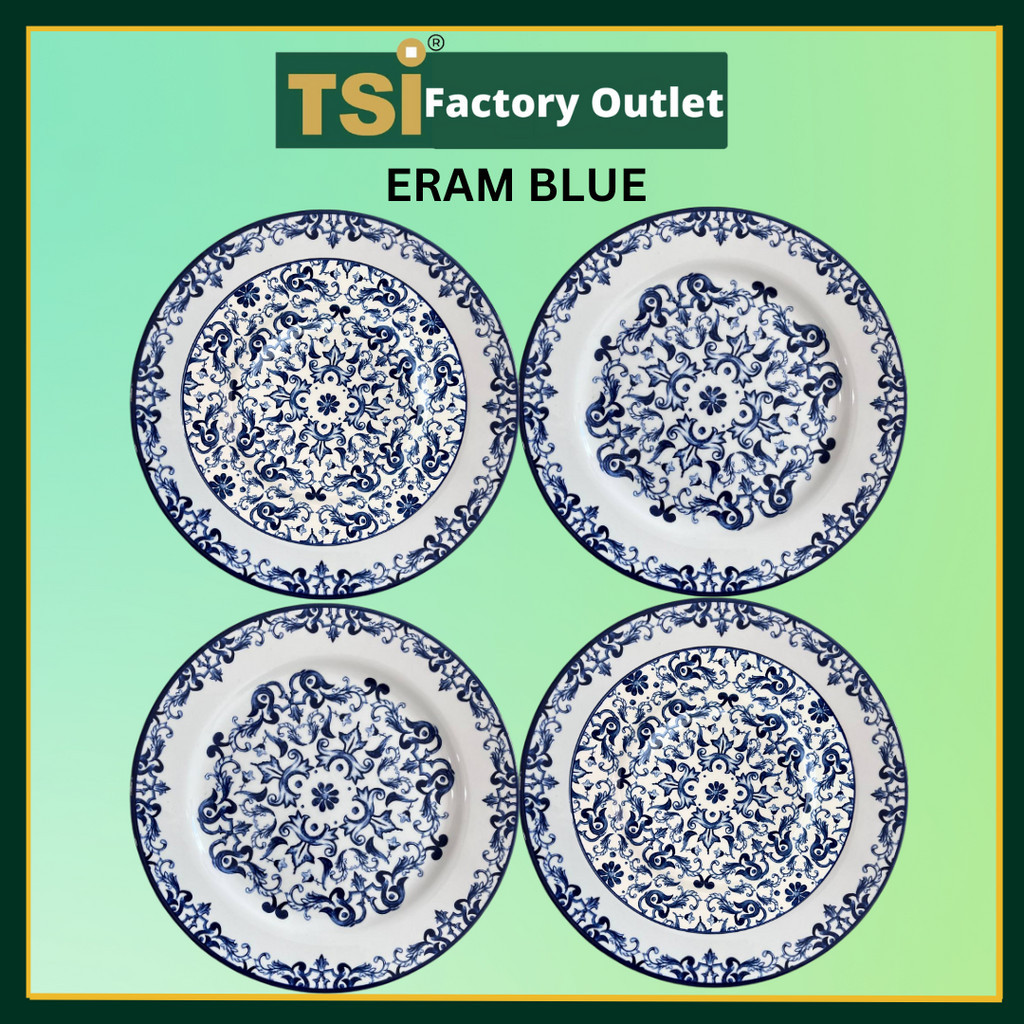 CLAYTAN BASIC SET RM59.90 - ERAM BLUE Ceramic Plate Pinggan Makan ...
