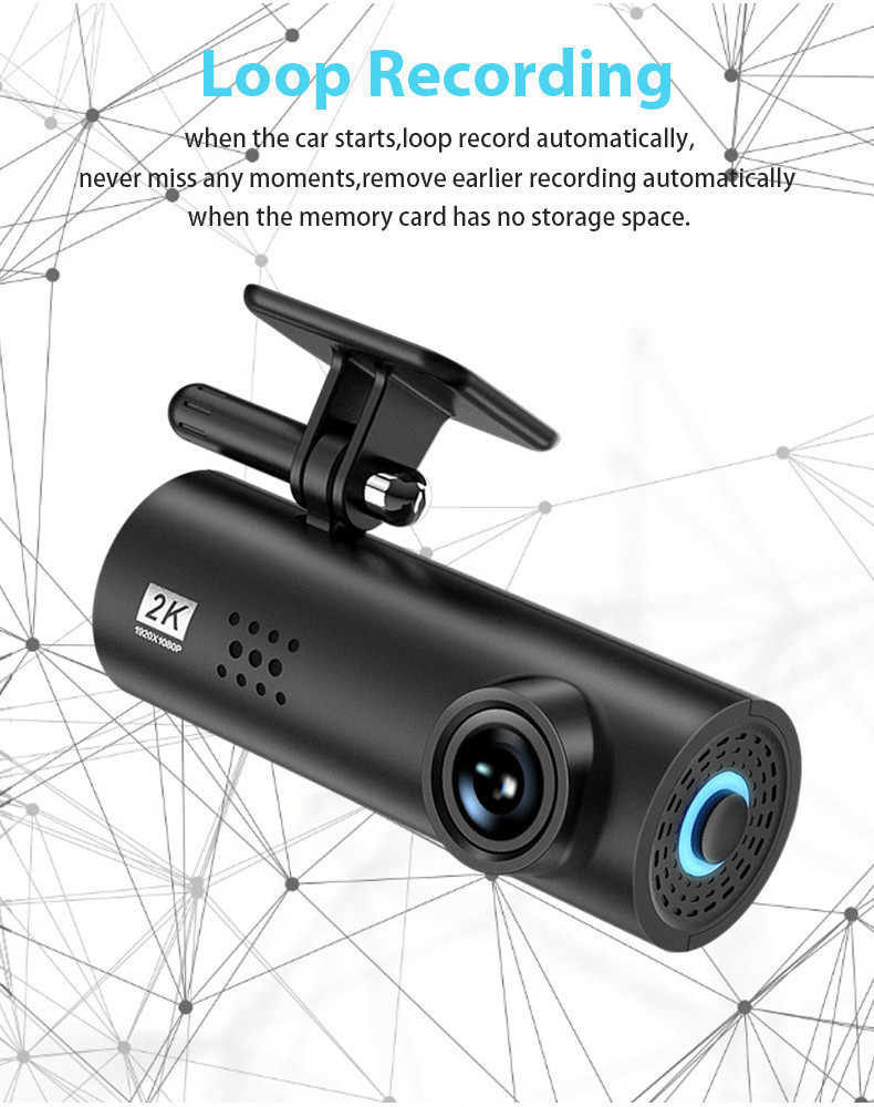 Roadcam LF9 Pro Full HD Dash Cam 1080P WiFi Night Vision Car Camera ...