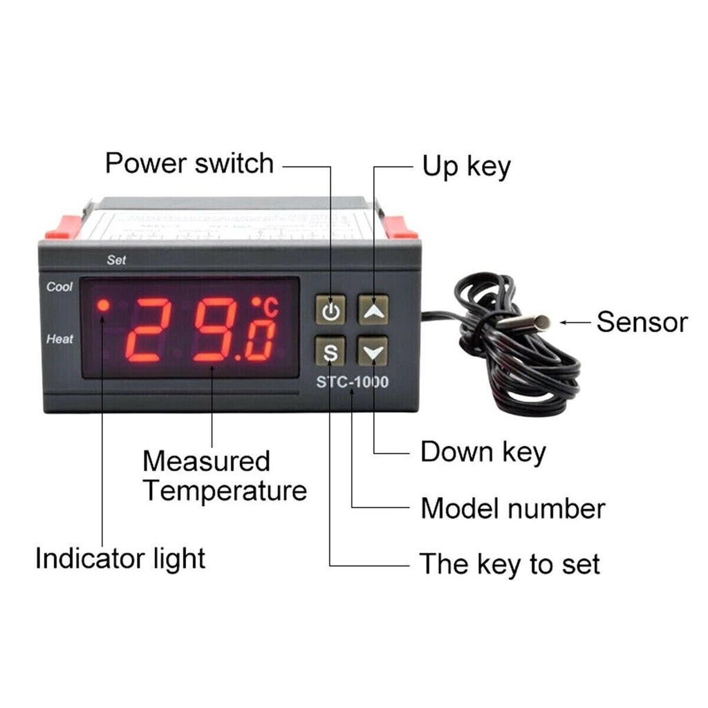 Digital Controller Refrigerator Freezer Fridge Chiller Digital ...
