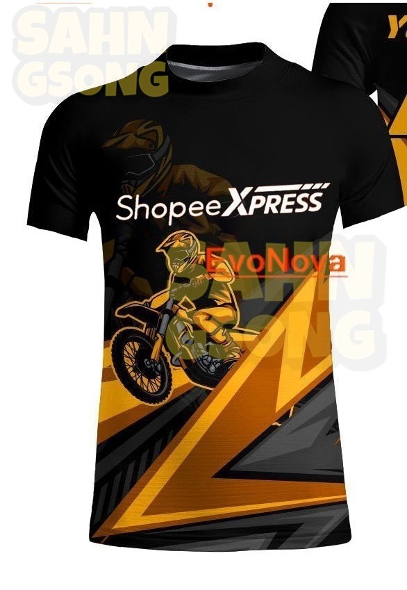 [Free Custom Name&Number] 2025 MOTOCROSS Shopee Rider short/Long Sleeves （bestseller）Jersey ...