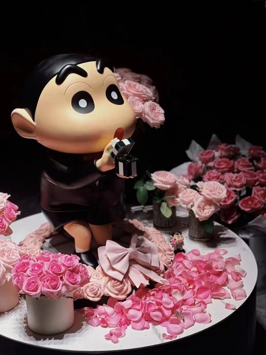 Crayon Shin-Chan Proposal Figure 1: 1 Large Ornaments Anime Nohara ...