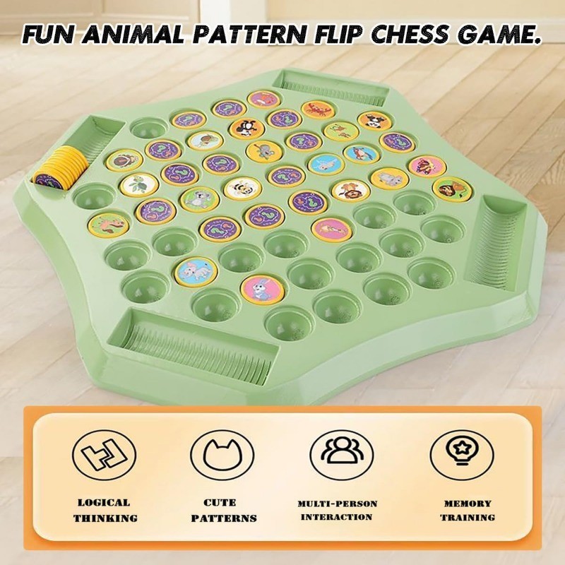 Fun Flip Chess Memory Game(52 Chess),Creative Pair-up Memory Game Board ...