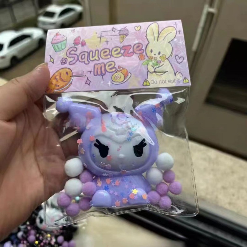 Kuromi Squeeze Toy Sanrio Slow Stress Relief Squishy Toy Kawaii ...