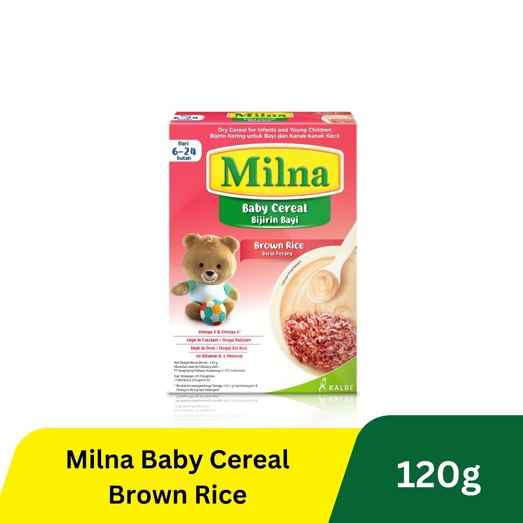 Milna Baby Cereal Brown Rice 120g | Shopee Malaysia
