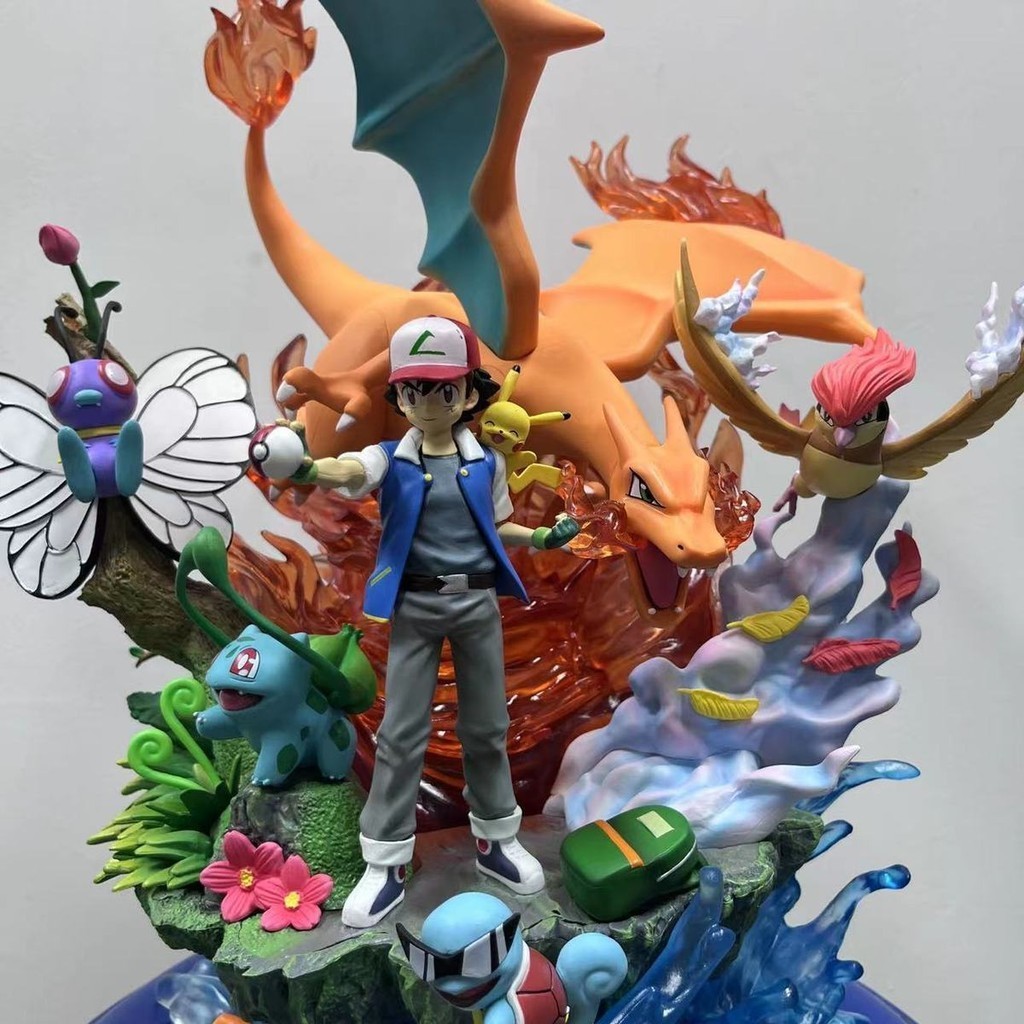 Deepsea studio [Quick delivery in stock] Pokemon Pokémon Xiaozhi Family ...