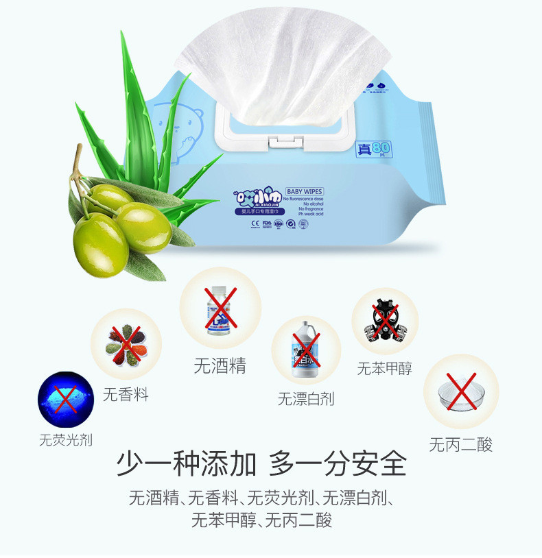 MA Home Milk Bear Baby Wipes Big Baby Wet Wipes Wet Tissue Tisu Basah ...