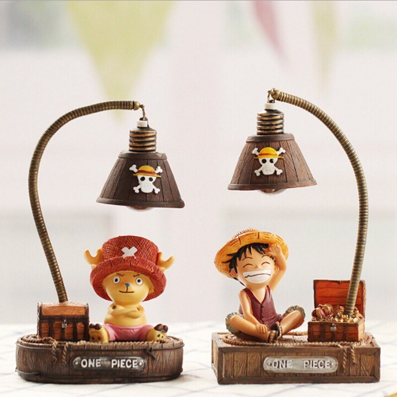 One Piece Night Lamp Light Luffy Tony Chopper Figure Lighting Bedroom ...