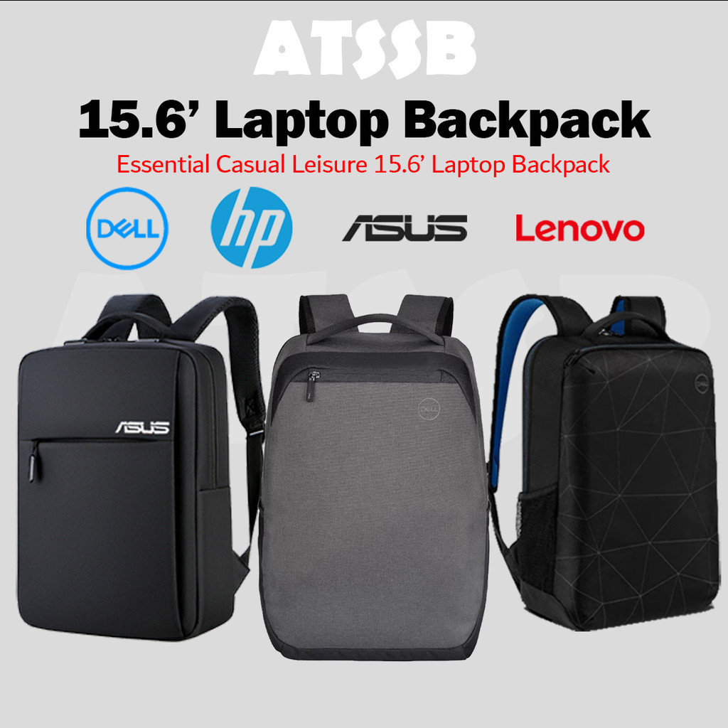 ATSSB New Essential 15.6 Inch Laptop Backpack Travel Beg Laptop Sling ...