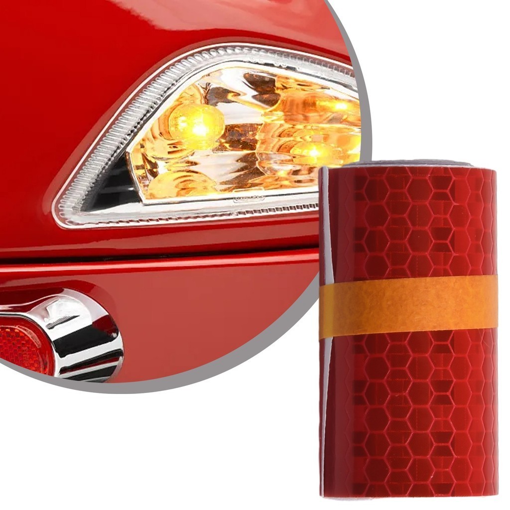 (MULSTORE) Car Tape Strip Stickers Light Reflector Sticker Reflective ...