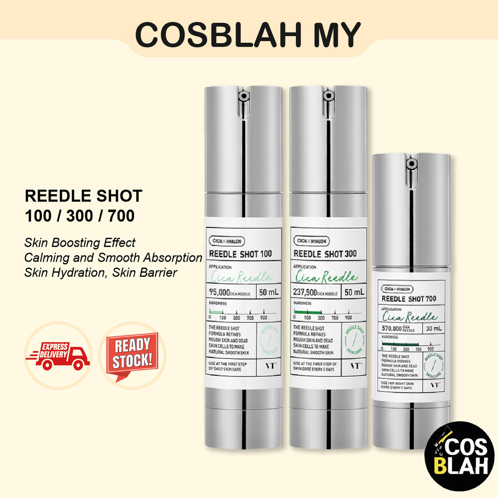 VT REEDLE SHOT 100 / 300 Skin starter, Skin absorption improvement - STOK TERSEDIA ADE DI ...