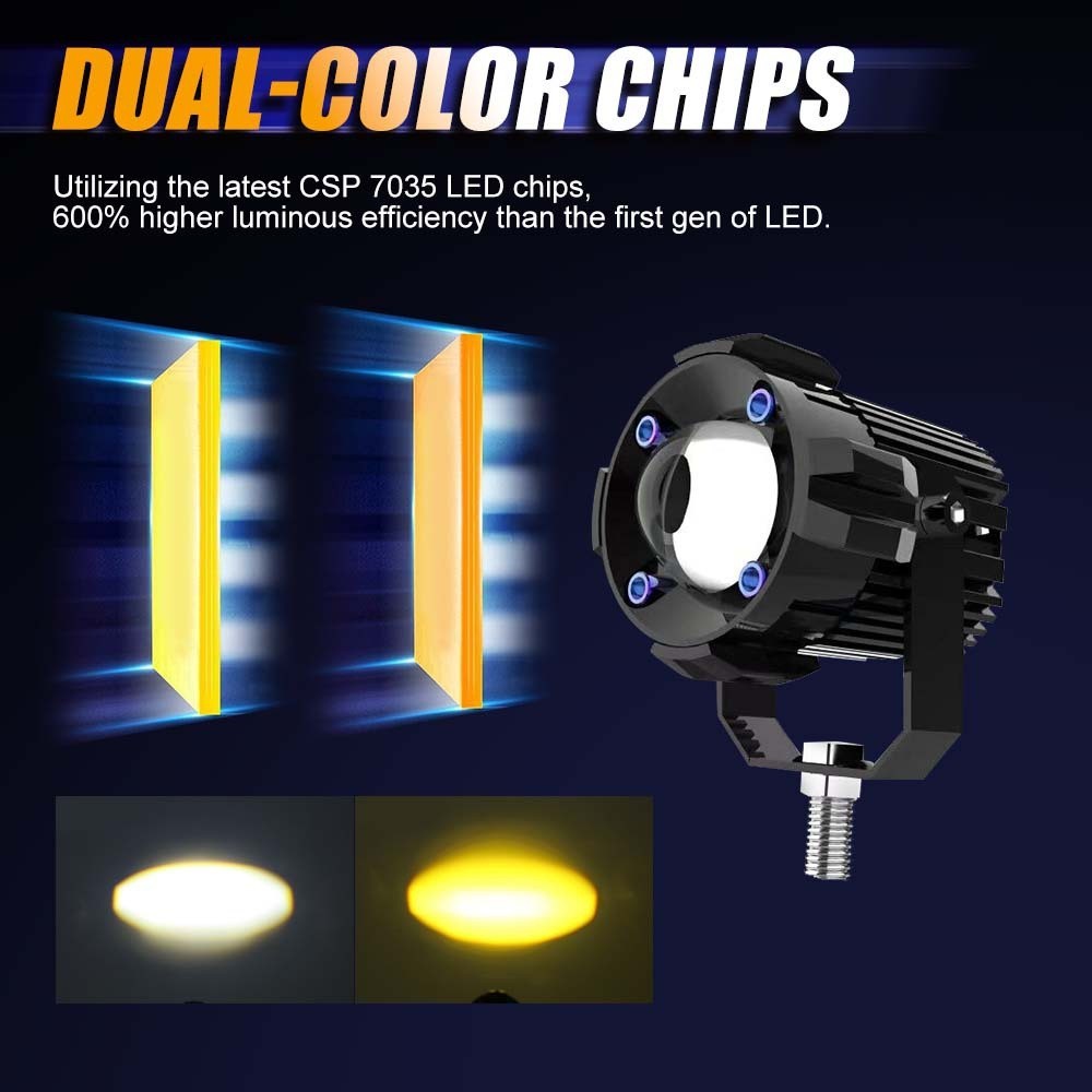 【Ready Stock】2pcs Car Led Work Light Bar 2inch 12D 120W Mini Spot ...