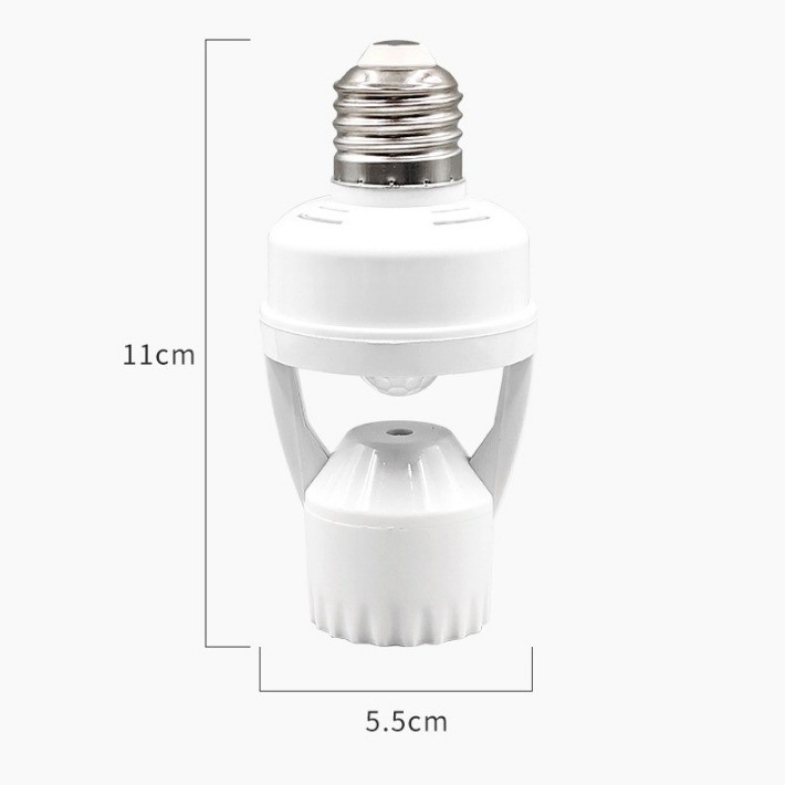 Infrared sensor lamp holder E27 LED Lamp Bulb Holder Light Socket ...