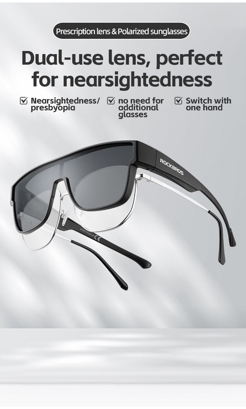 【MY Delivery】ROCKBROS Sunglasses Polarized Unisex Anti-UV 400 Outdoor ...