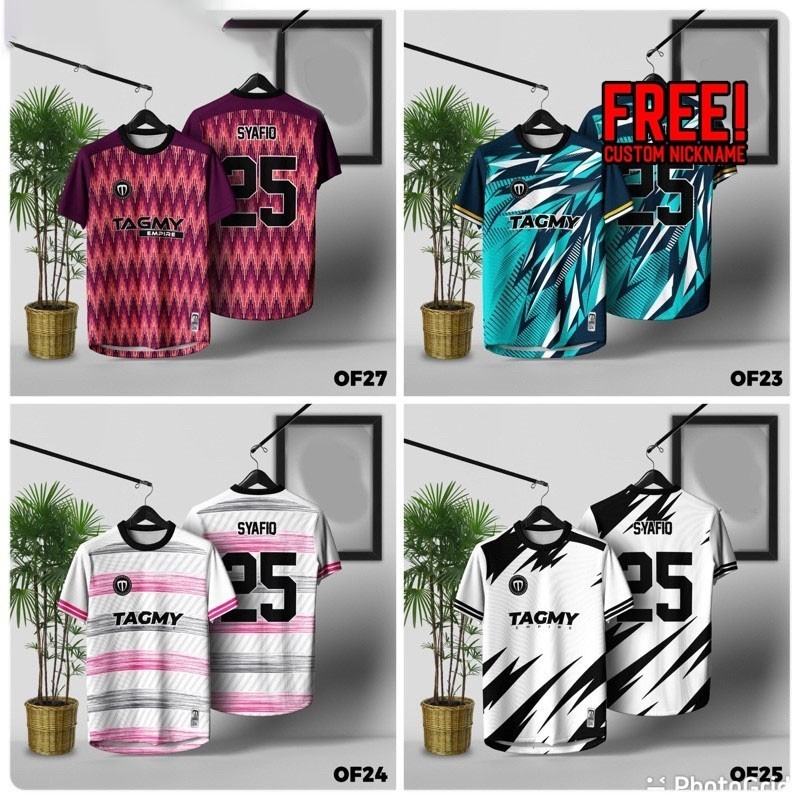 [𝐅𝐑𝐄𝐄 𝐂𝐔𝐒𝐓𝐎𝐌 𝐍𝐀𝐌𝐄]Sublimation Jersey Sukan | Tshirt | Roundneck | Free ...