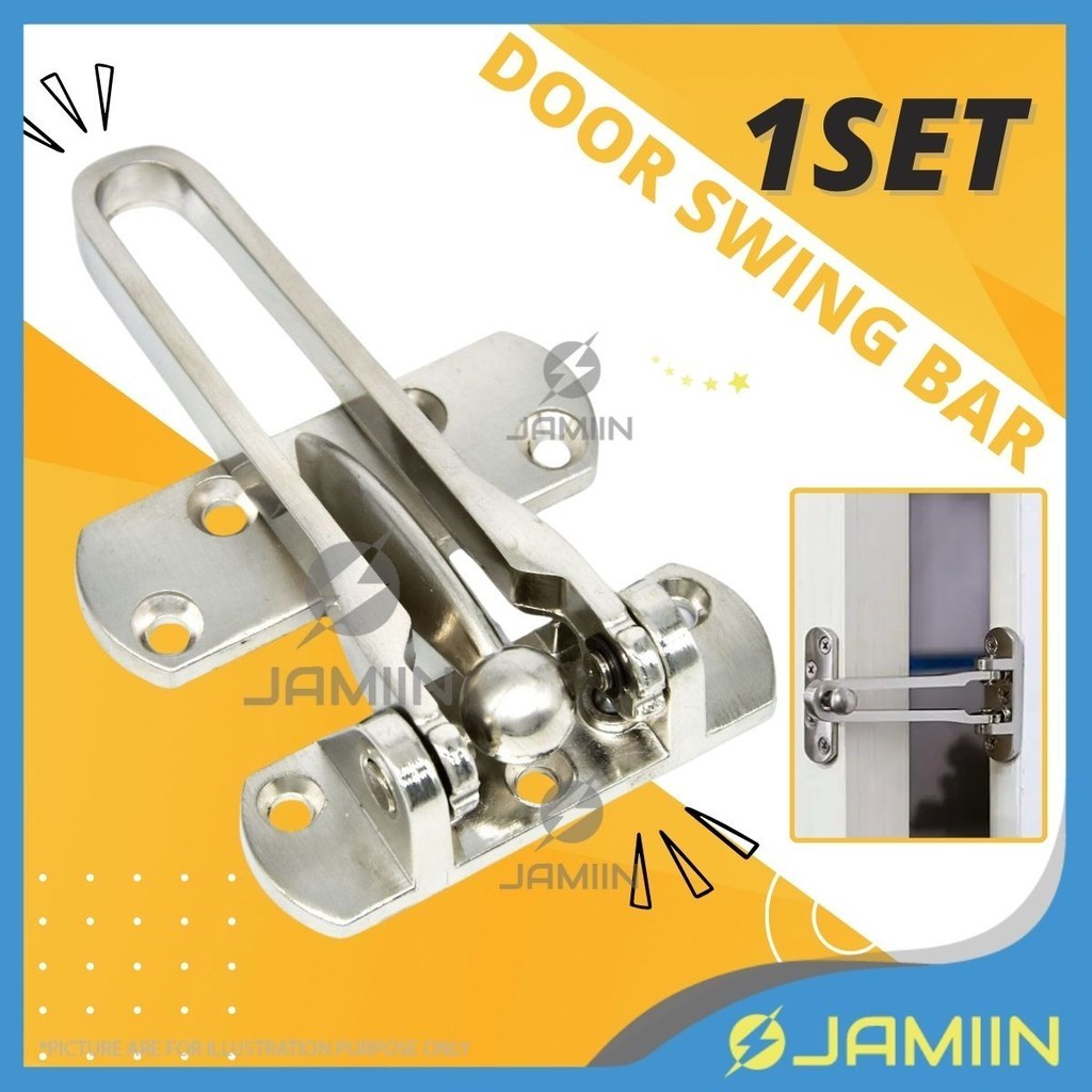 Home Security Door Lock Swing Bar Door Guard for Kids Hotel Door Latch ...