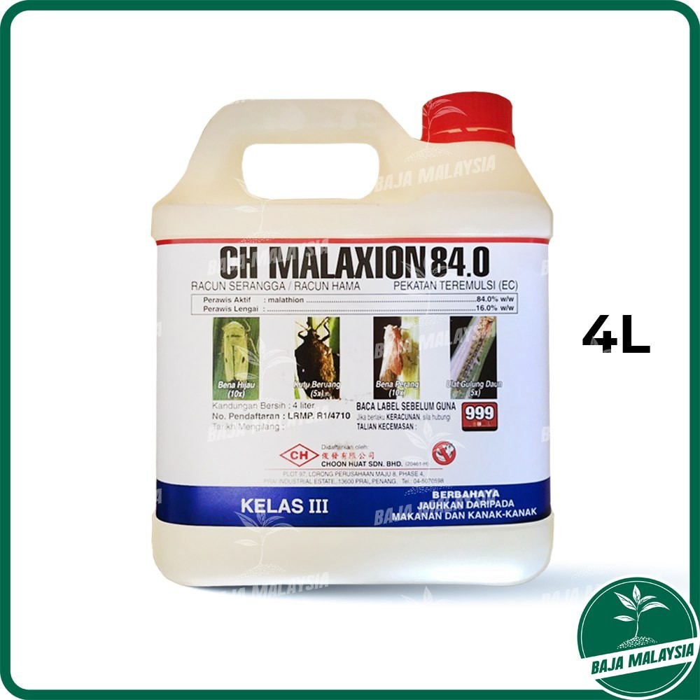 CH Malaxion 84.0 4 Liter Insecticide Malathion 84% Racun Serangga Hama ...