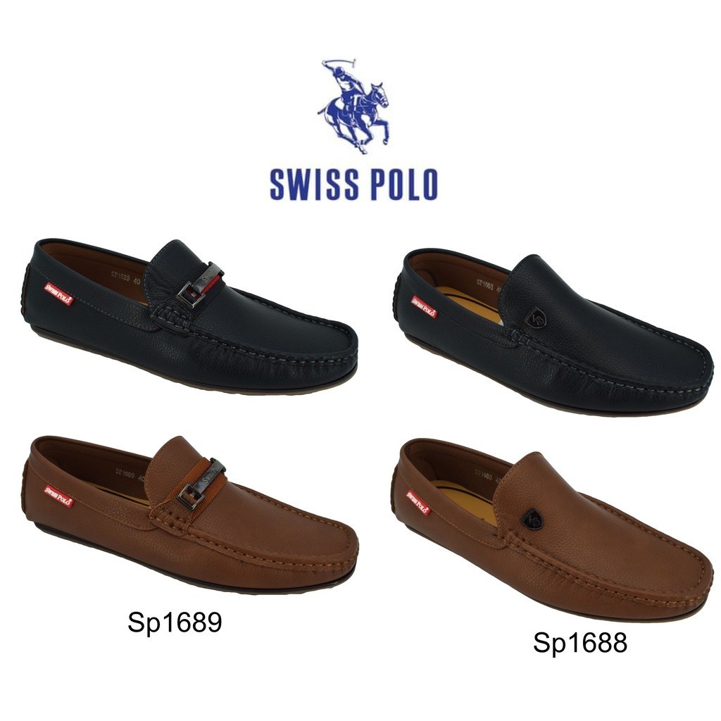 SWISS POLO [SP1688,SP1689] Men Casual Loafers / Formal Loafer Slip On ...