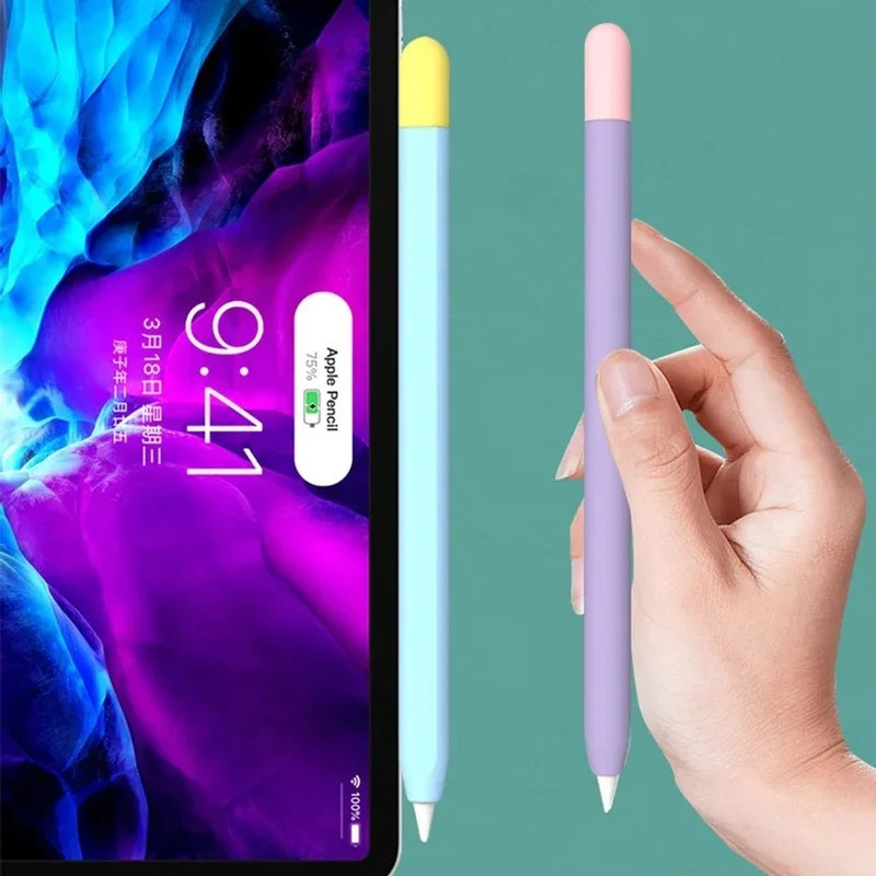 Stylus Cover soft Silicone Pen Case for Apple Pencil Pro 3 USB C 1 ...