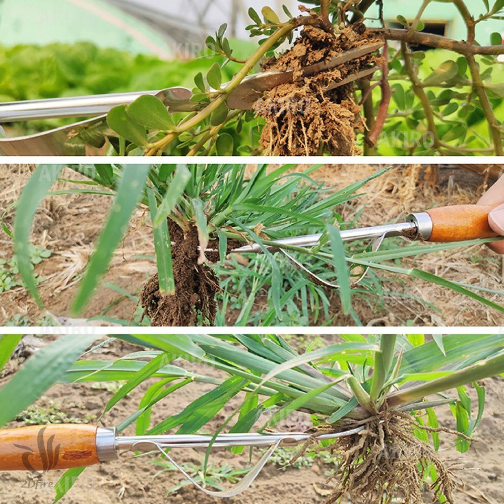 AKIRO Garden Hand Tool Grass Weeding Puller Weed Root Seedling ...
