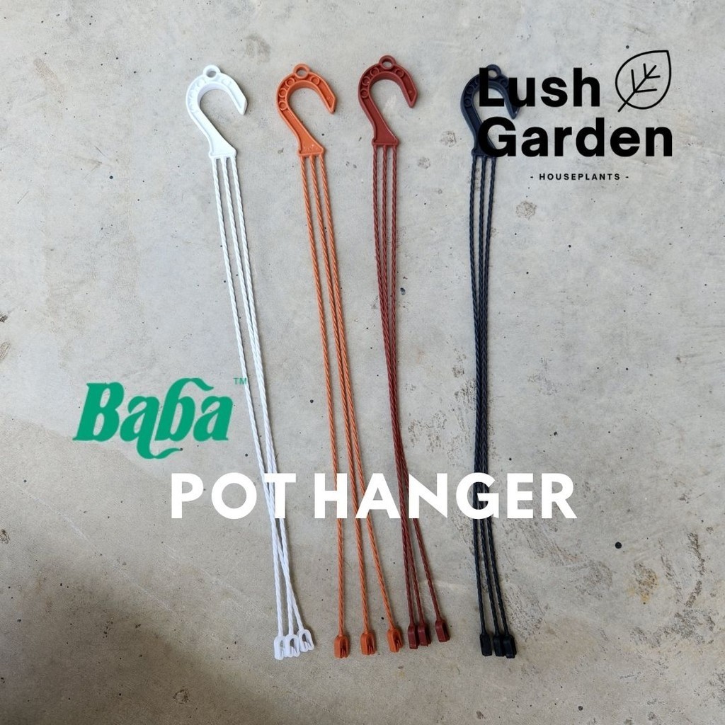 Baba Plastic Pot Hanger / Tali Gantung Pasu Bunga Plastik 花盆吊钩 [Lush ...