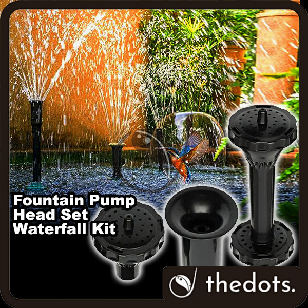 Kit Muncung Kolam Set Pam Air Pancut Kepala Air Pancut Fountain Pump ...