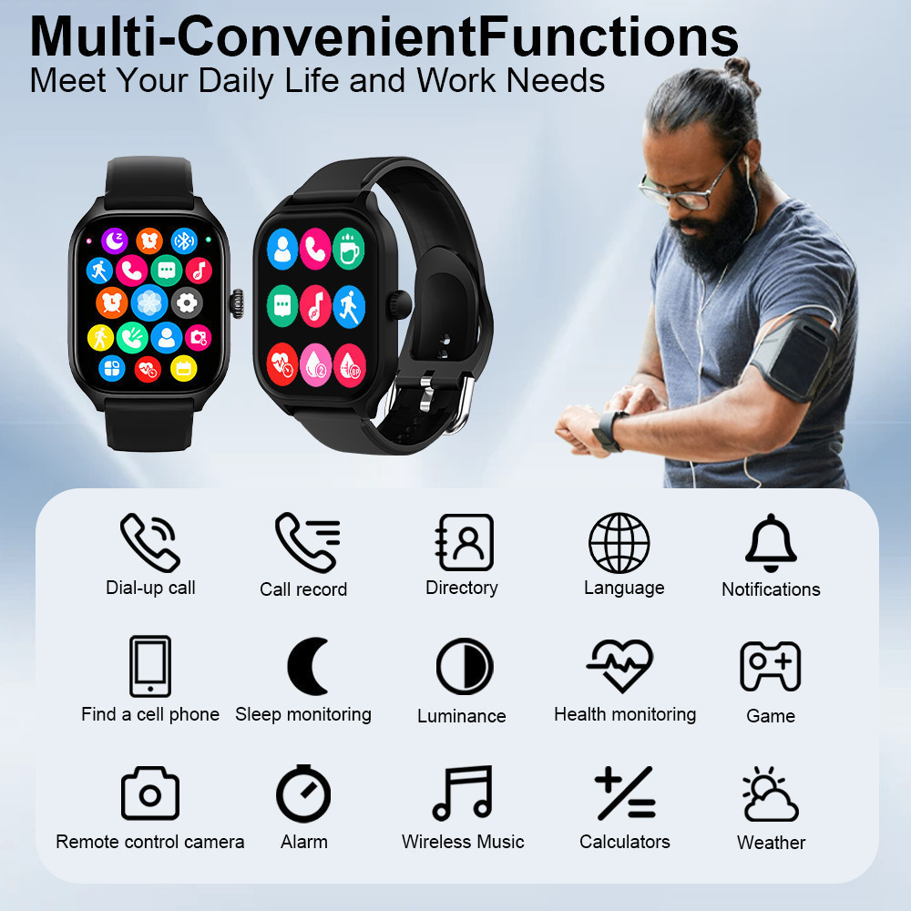 Original NFC Smartwatch H9 Max Women Sports Watch 2.19"HD Bluetooth ...