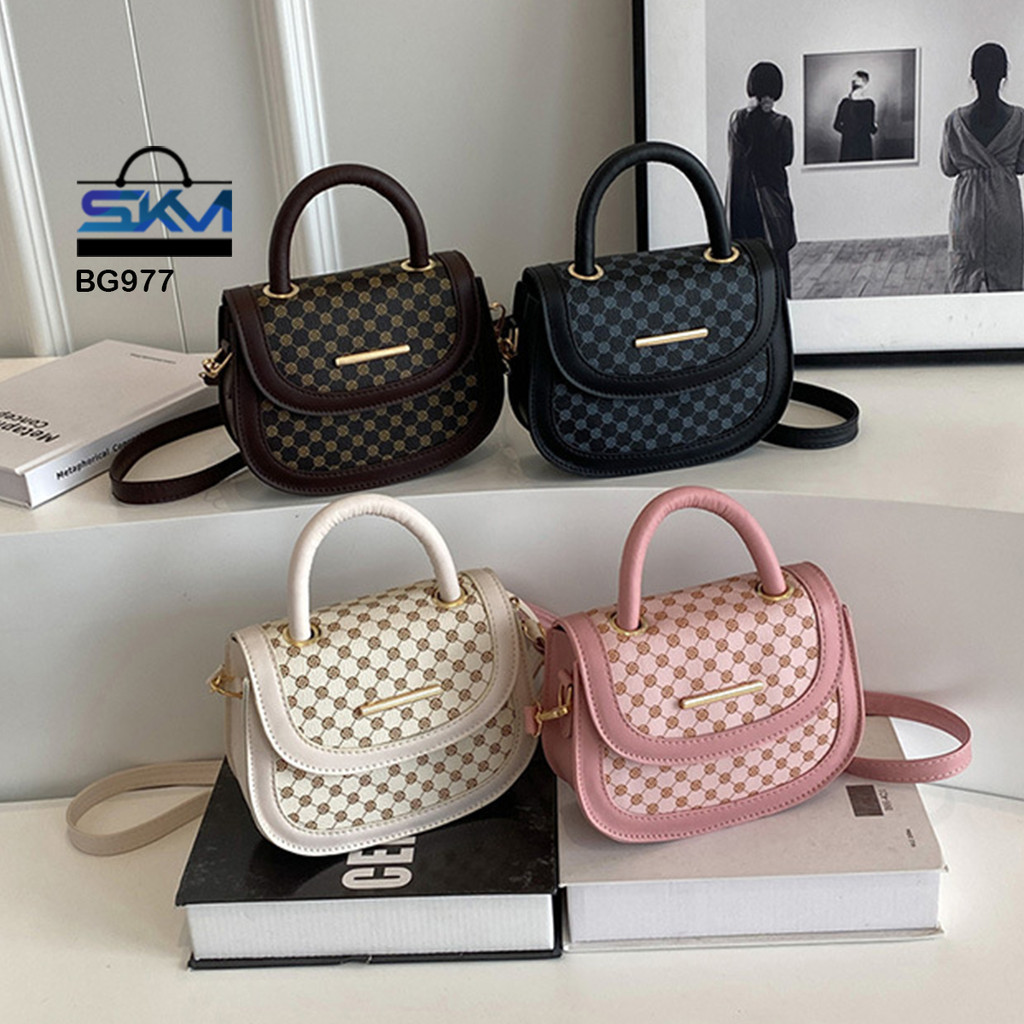 SKM Fashionable Printed Pattern Mini Handbag For Women Beg Wanita Murah ...