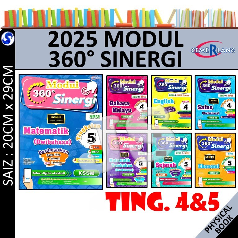 MODUL 360 SINERGI TINGKATAN 4 & TINGKATAN 5 SPM | KSSM 2025 - CEMERLANG ...