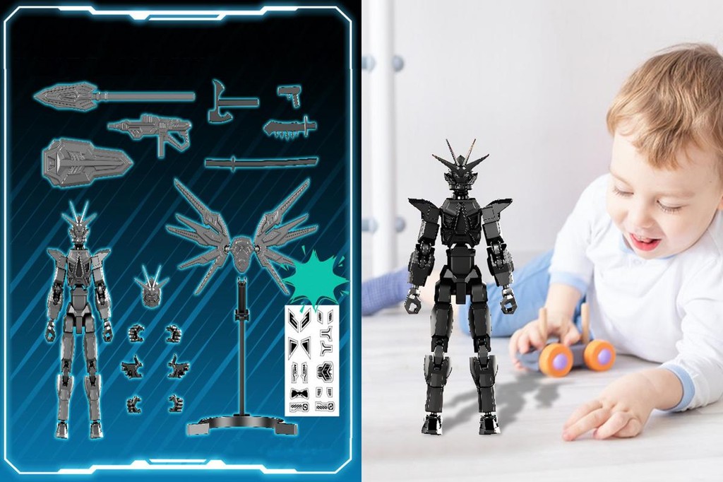 Articulated Robot Doll Desktop Action Figure Articulated Robot Action ...