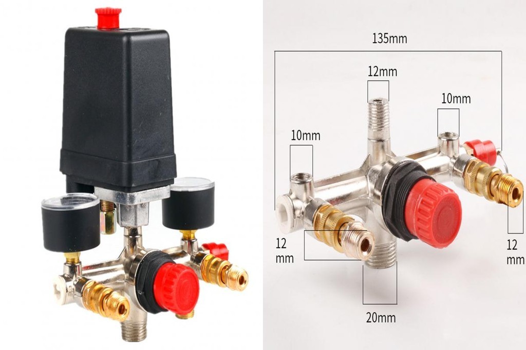 RC~ Pressure Switch Control Valve Normally Closed Adjustable Pressure ...