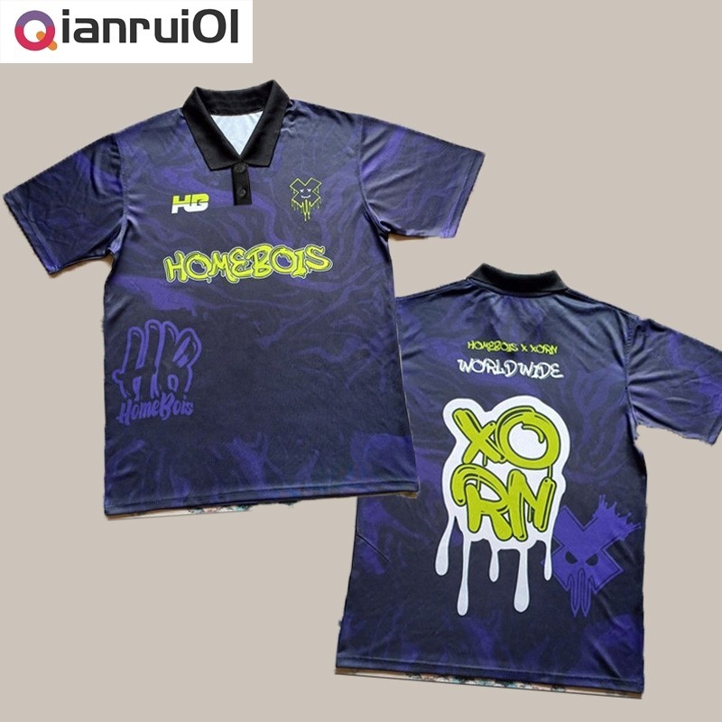 Homebois X Xorn Jersey Polo Shirt 2024 NEW DESIGN RETRO COLLAR VIRAL ...