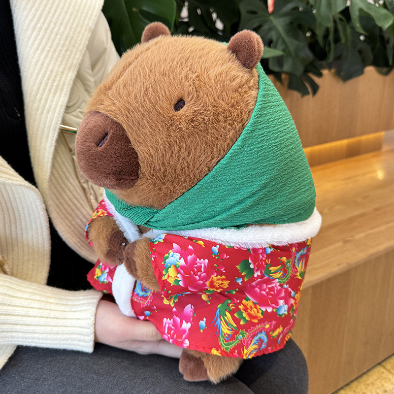 High-quality Northeast Big Cotton Coat Capybara Plush Toy Animal Doll ...