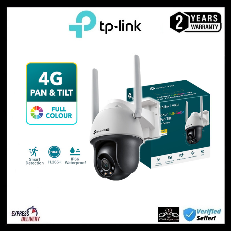 TP LINK C540-4G 4G SIM CARD 4MP CCTV CAMERA OUTDOOR IP66 WATERPROOF PAN ...
