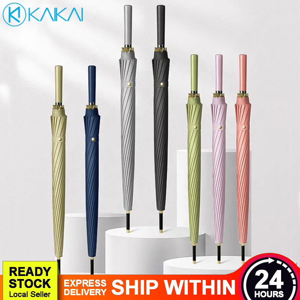 🔥 ELEMENT GUARD 🔥 Heavy Duty 16 Bones Long Handle Umbrella Large Wide ...