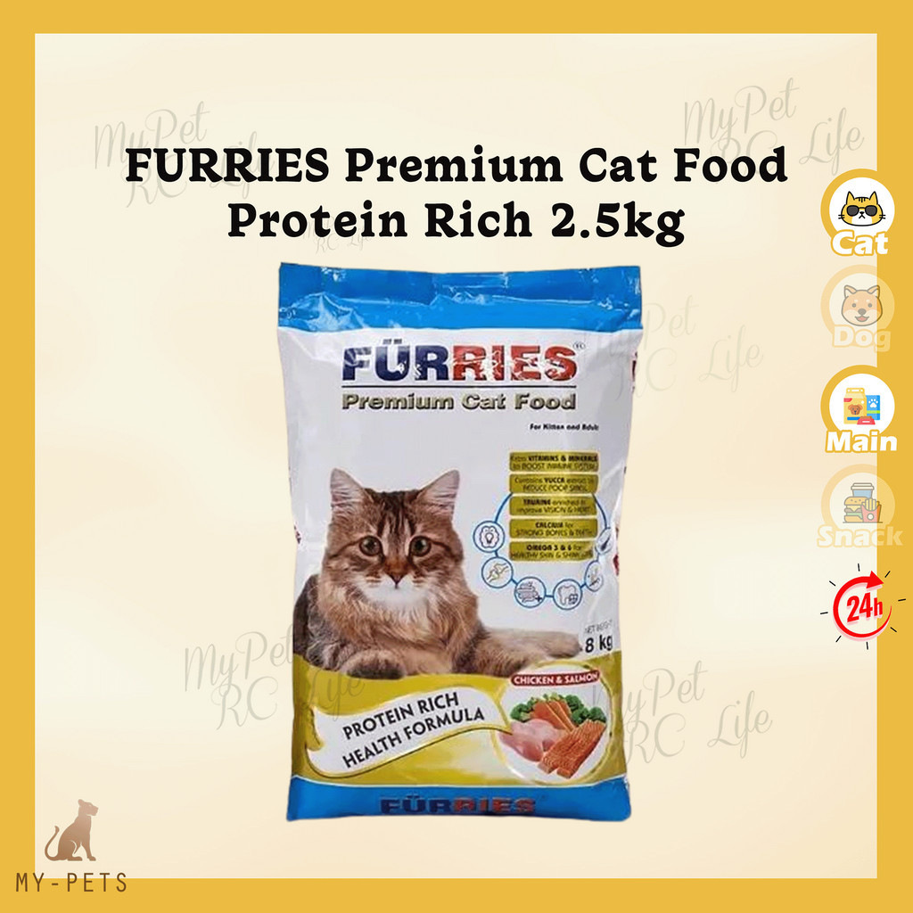 FURRIES Dry Cat Food - Chicken & Salmon (2.5KG) | Shopee Malaysia