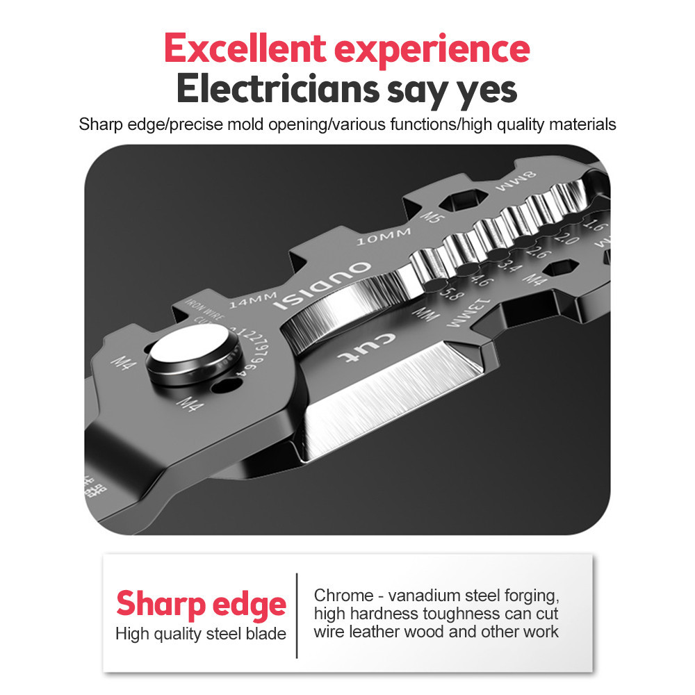 25 in 1 Wire Stripper Pliers Puller Electrician Wire Stripper Household ...