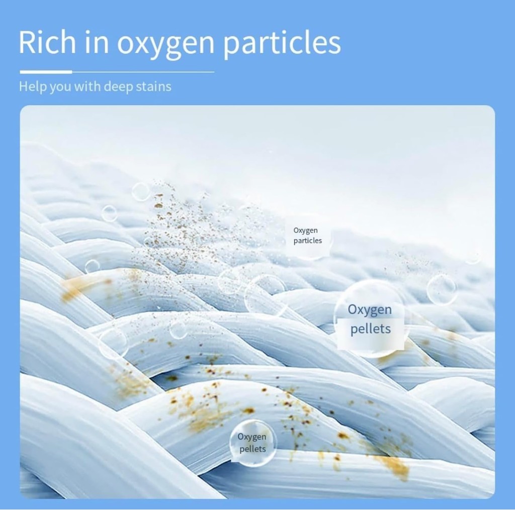 1100G Floral Explosive Salt Remove Yellow Stains Clothes Bleach ...