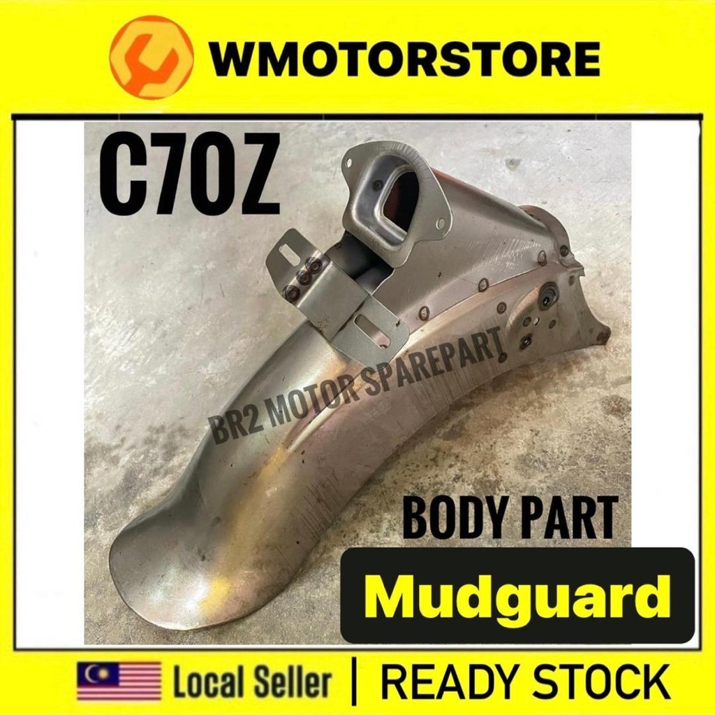 HONDA C70Z BODY PART (HL-C) REAR FENDER HL C c70-z c70 z HALF BODY PART ...