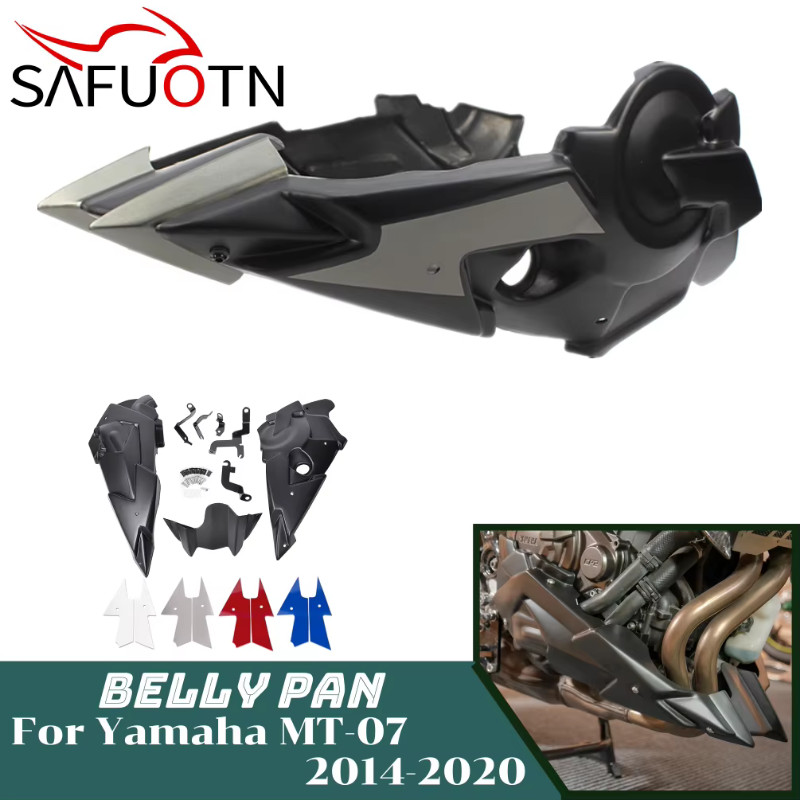 For MT-07 Engine Spoiler Belly Pan For Yamaha FZ-07 MT07 MT 07 2014 ...