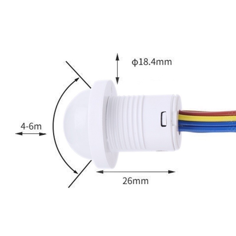 110V 220V Mini Motion Sensor Pir Infrared Motion Sensor Smart Switch ...