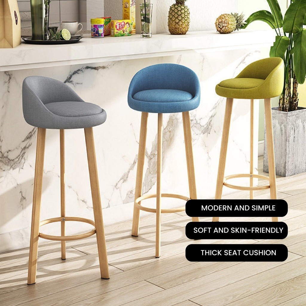 Modern Stool Chair Simple High Chair Bar Stools Light Luxury Modern ...